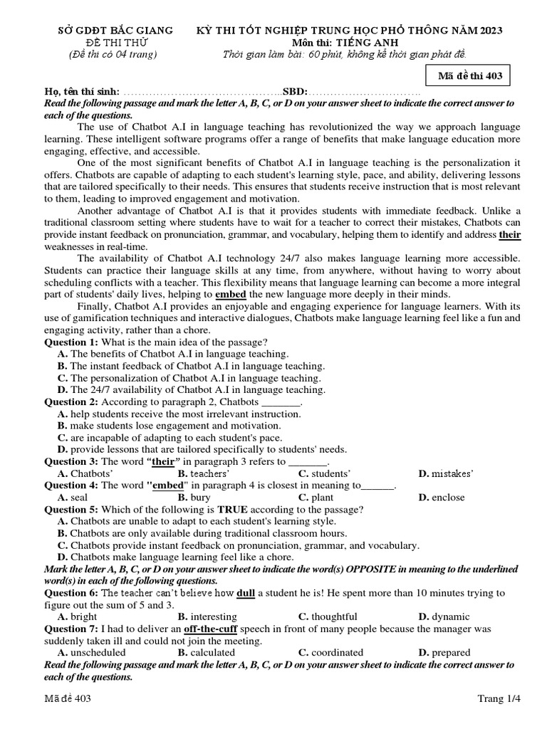 Ma de 403 | PDF | Body Language | Language Education