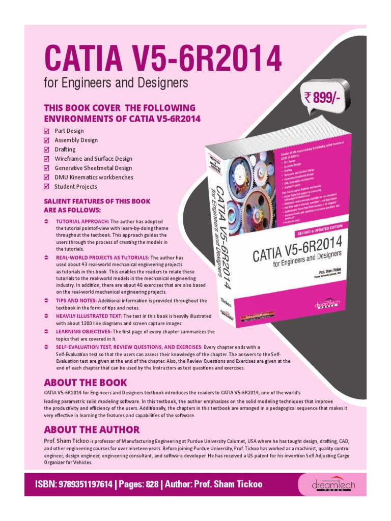 Catia v5 6r2014 For Engineers and Designers PDF Free | PDF | Technical ...