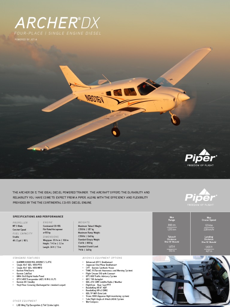 2023 Archer-Sheet | PDF | Aircraft | Aeronautics