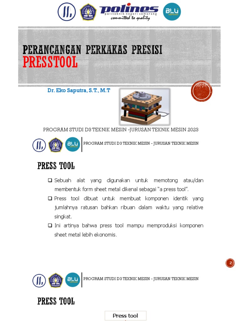 Press Tool 1 | PDF