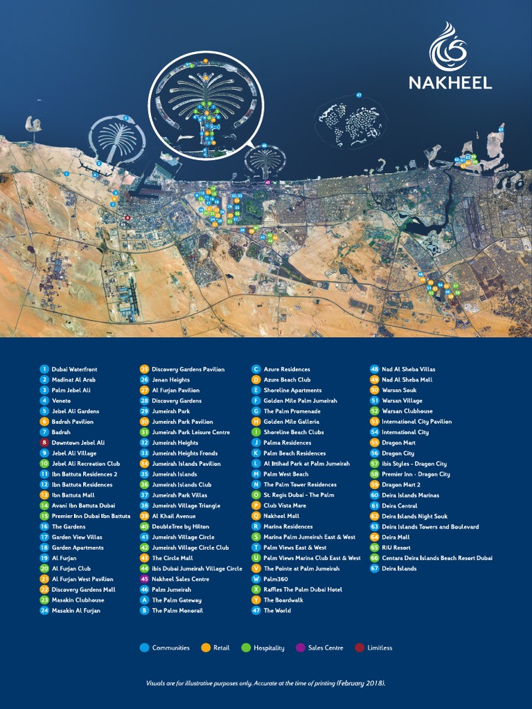 Nakheel Projects Map | PDF
