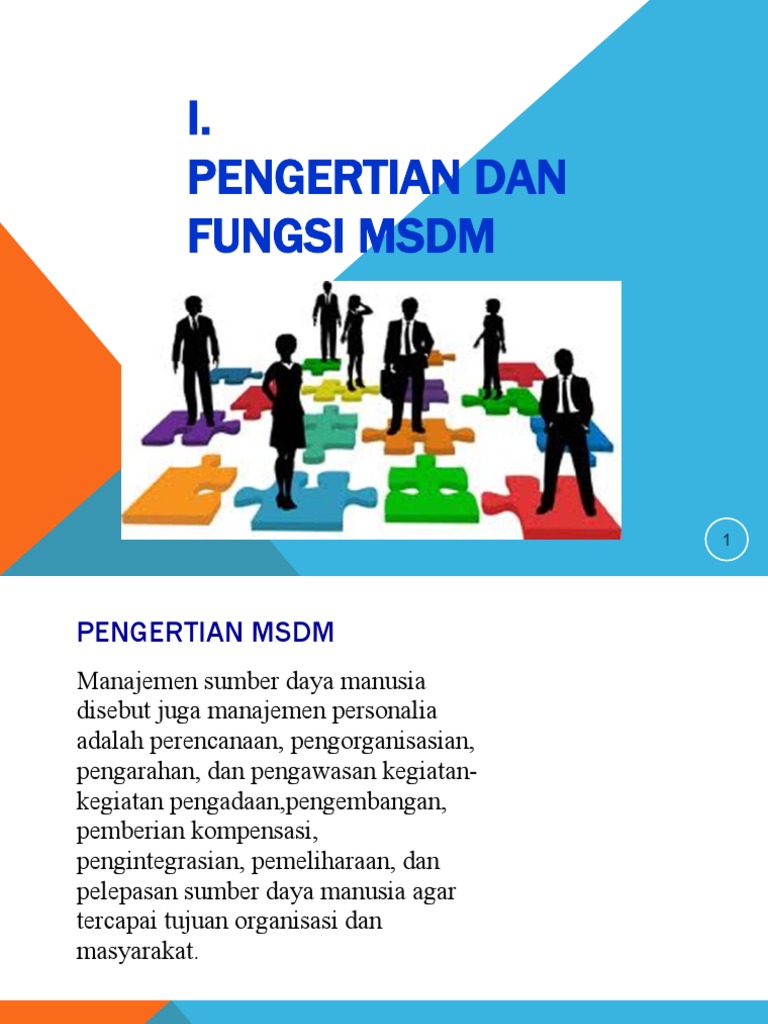 MSDM 1 | PDF | Karier & Perkembangan