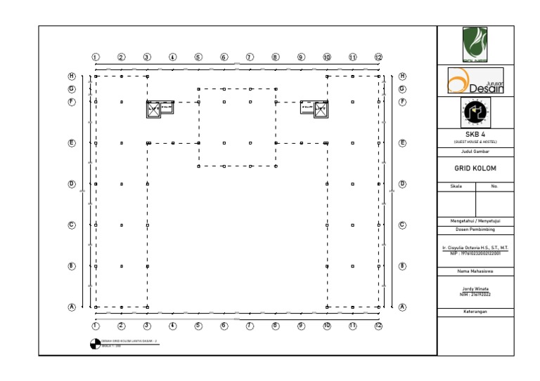 Grid Kolom LT Dasar Jordy | PDF