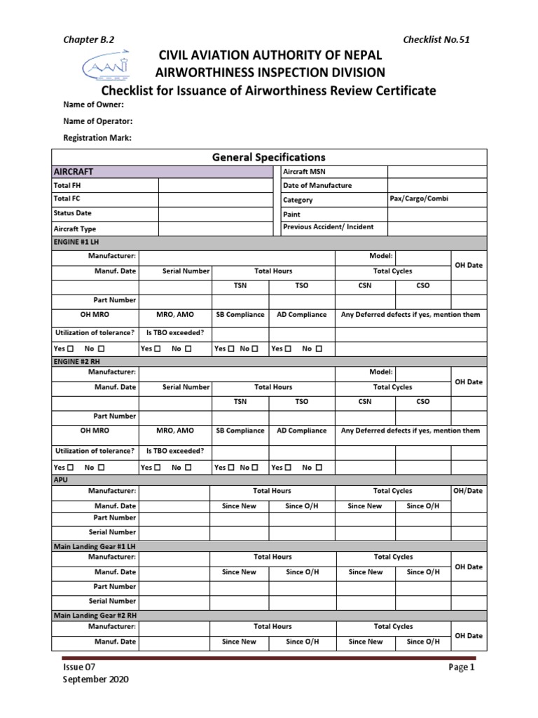 ARC Checklist | PDF | Instrument Flight Rules | Airplane