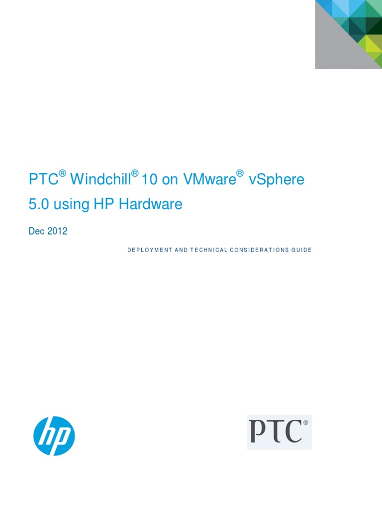 PTC Deployment Guide White Paper | Download Free PDF | V Mware | Databases