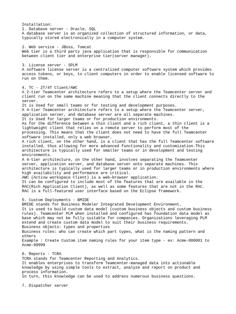 Windchill Installation | PDF | Client (Computing) | Databases