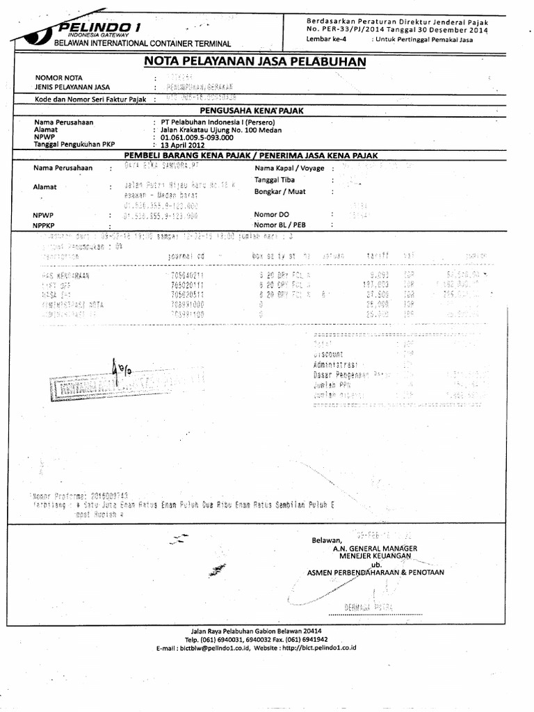 Nota Pelayanan Jasa Pelabuhan 006338 003 Pdf