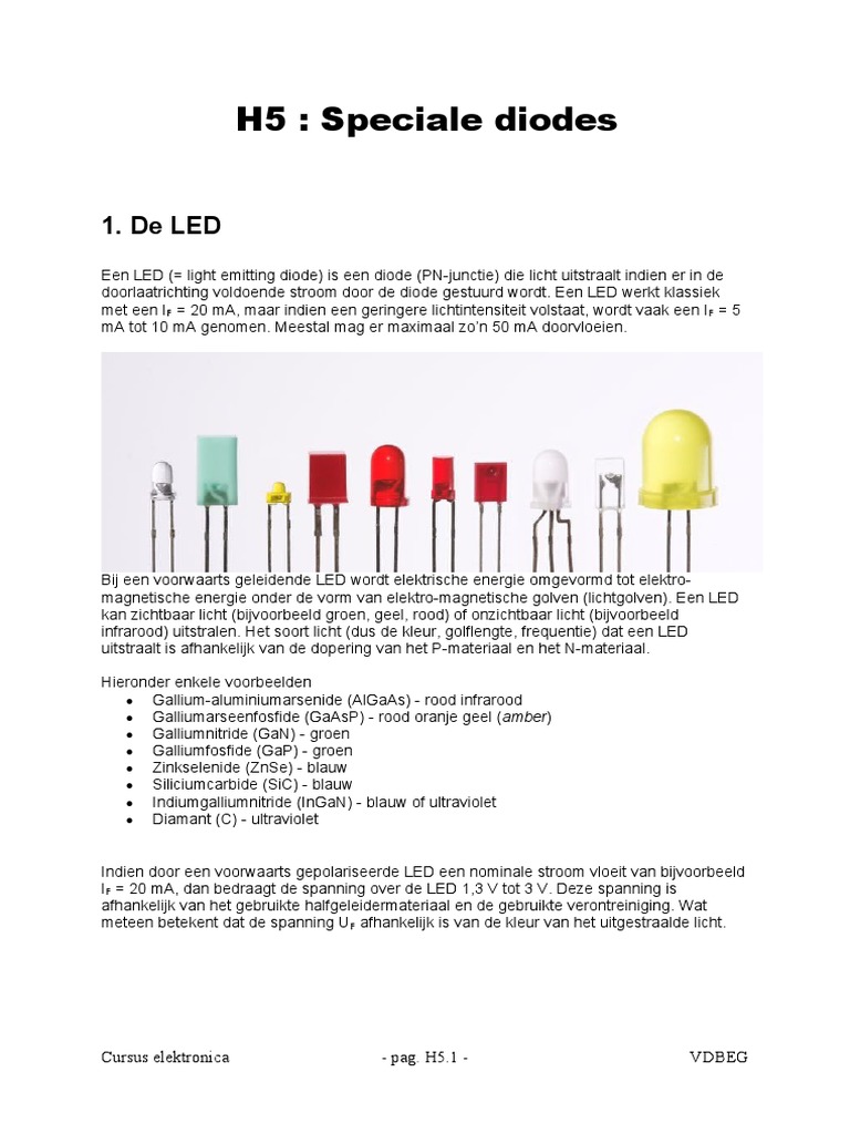 H5 Speciale Diode | PDF