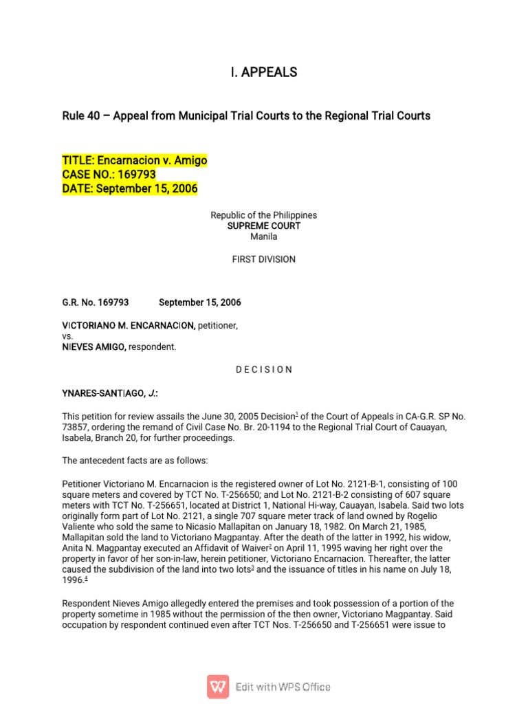 CIVPRO II Cases | PDF | Lawsuit | Complaint