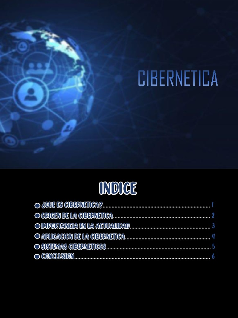 Informe de La Cibernetica | PDF | Cibernética | Realimentación