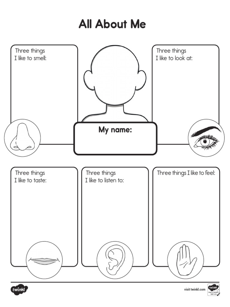 All About Me Five Senses Style | PDF