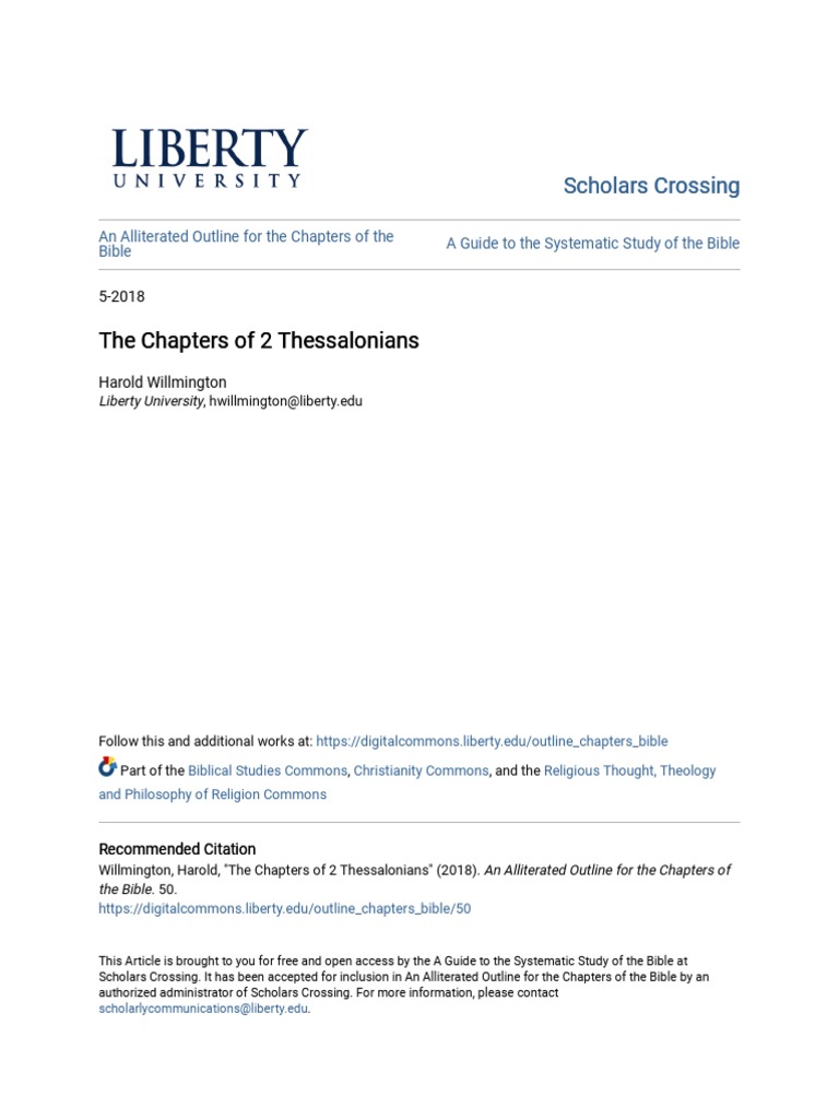 2 TT | PDF | Second Epistle To The Thessalonians | Paul The Apostle