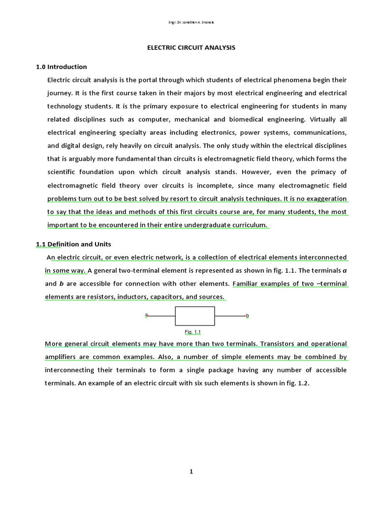 EEE 311-Circuit Theory | PDF | Electric Charge | Voltage
