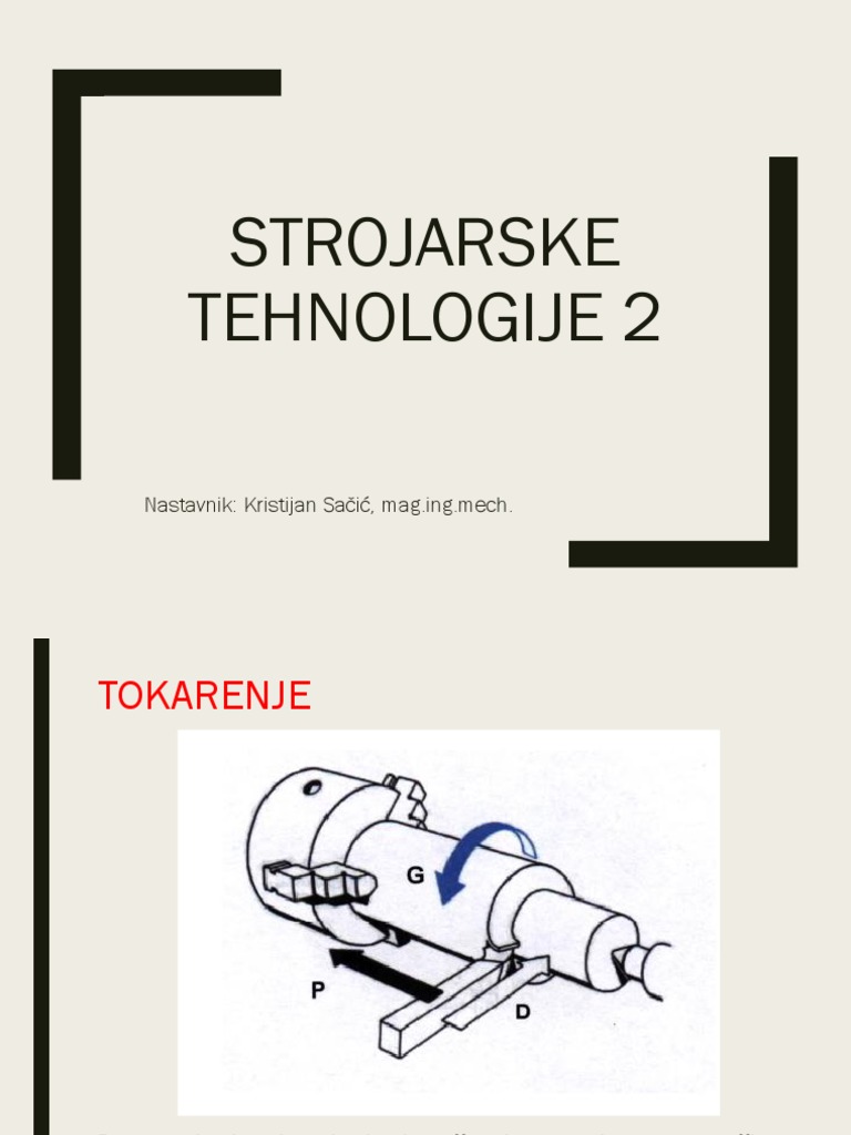 Tokarenje | PDF