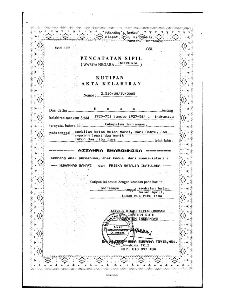 Akta Hitam Putih | PDF