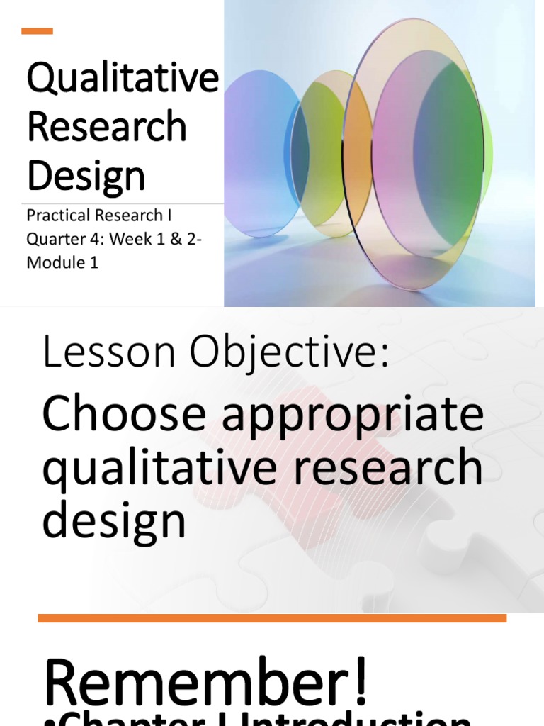 PR1 3RDQ Module 1 Qualitative Research Design | PDF | Sampling ...