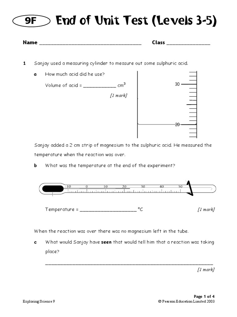 9f End of Unit | PDF | Metals | Iron
