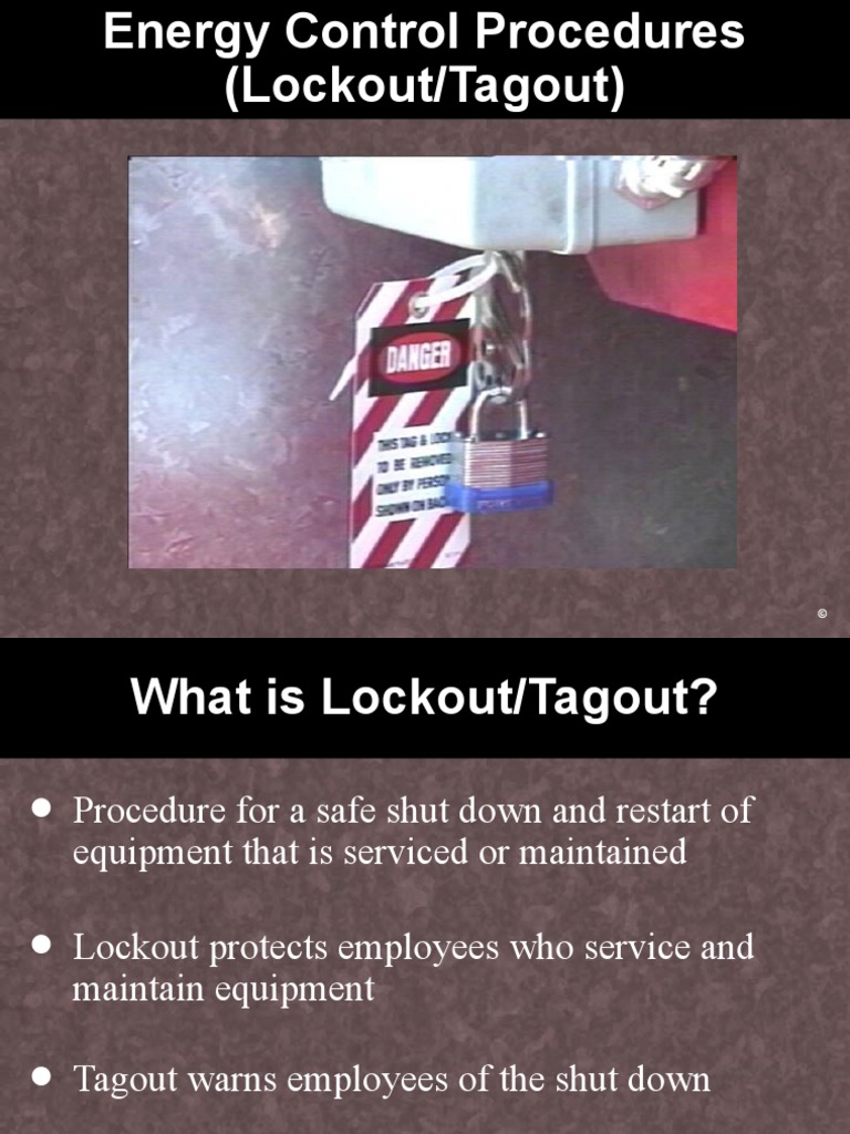 Lockout Tagout | PDF | Industrial Relations | Occupational Safety And ...