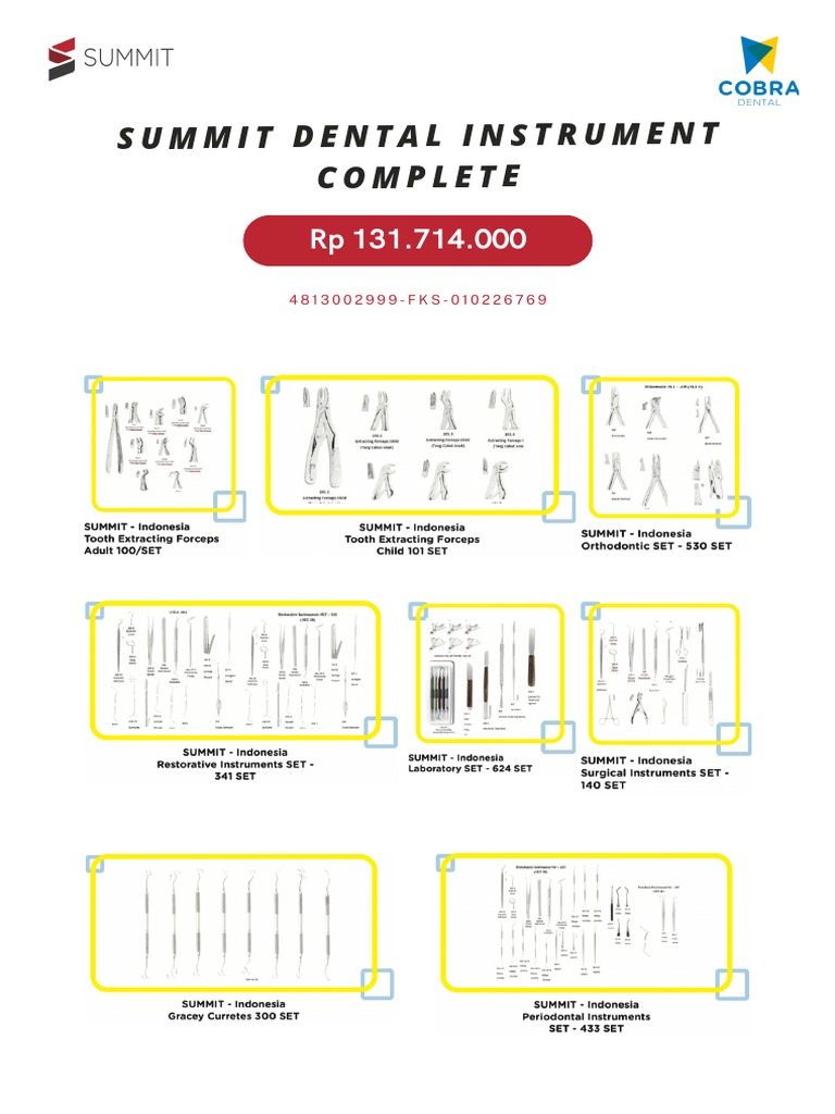 SUMMIT Dental Instrument (Complete) | PDF