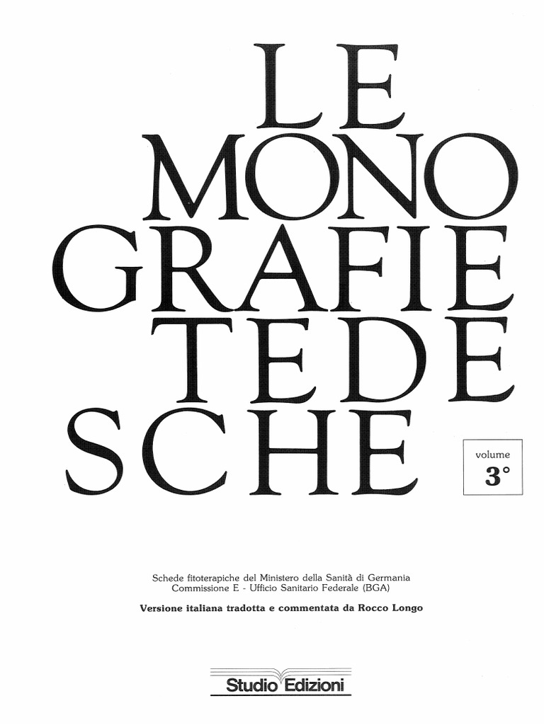 Monografie Tedesche Vol 3 | PDF