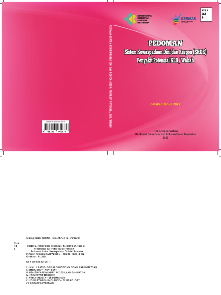 Cover Pedoman SKDR Revisi 2022 | PDF