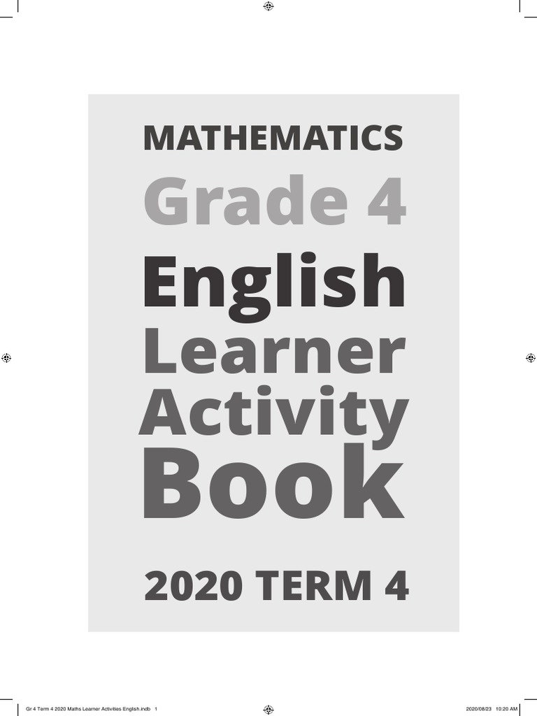 GR 4 Term 4 2020 Tmu Maths Lab | PDF | Mathematics | Science