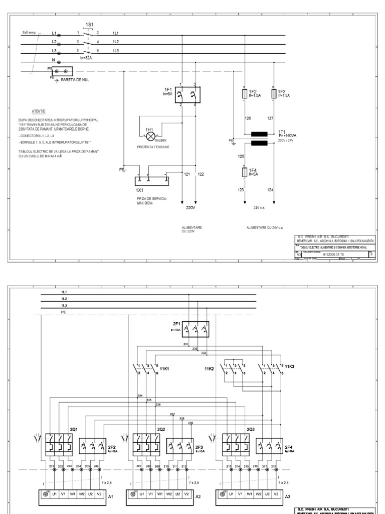 Schema Tablou Hoval (Polivalenta) | PDF