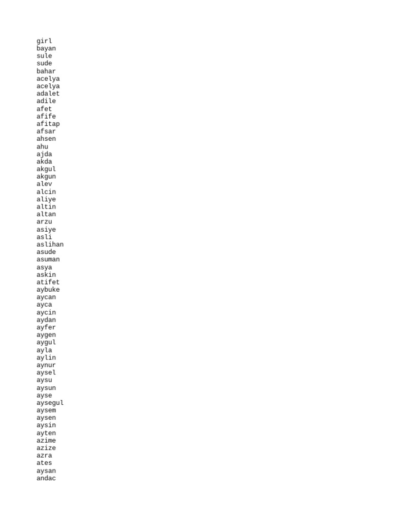 Isim Kizisimleri | PDF