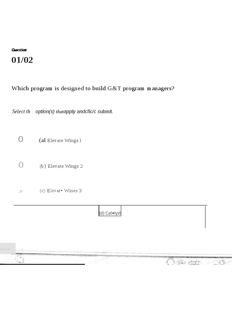 G&T Program Management Overview | PDF | Analytics | Economies