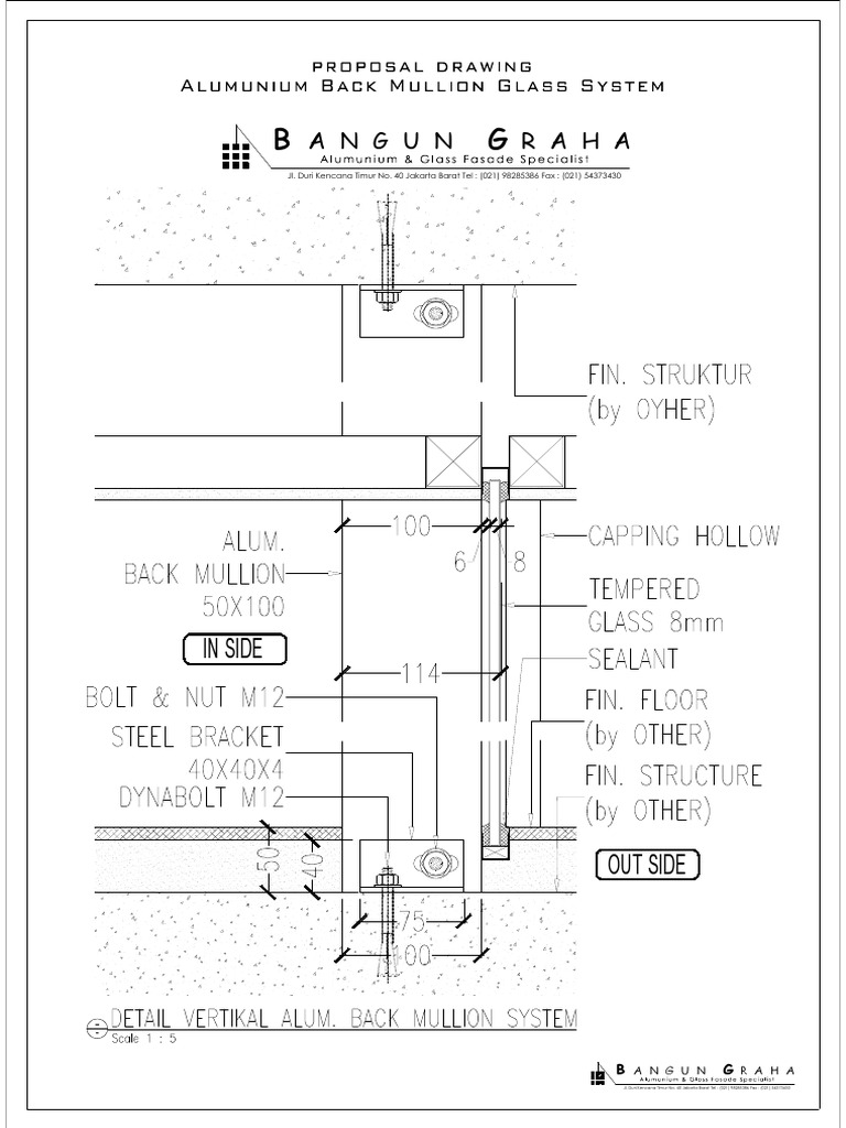 Det - Back Mullion + Capping Hollow | PDF