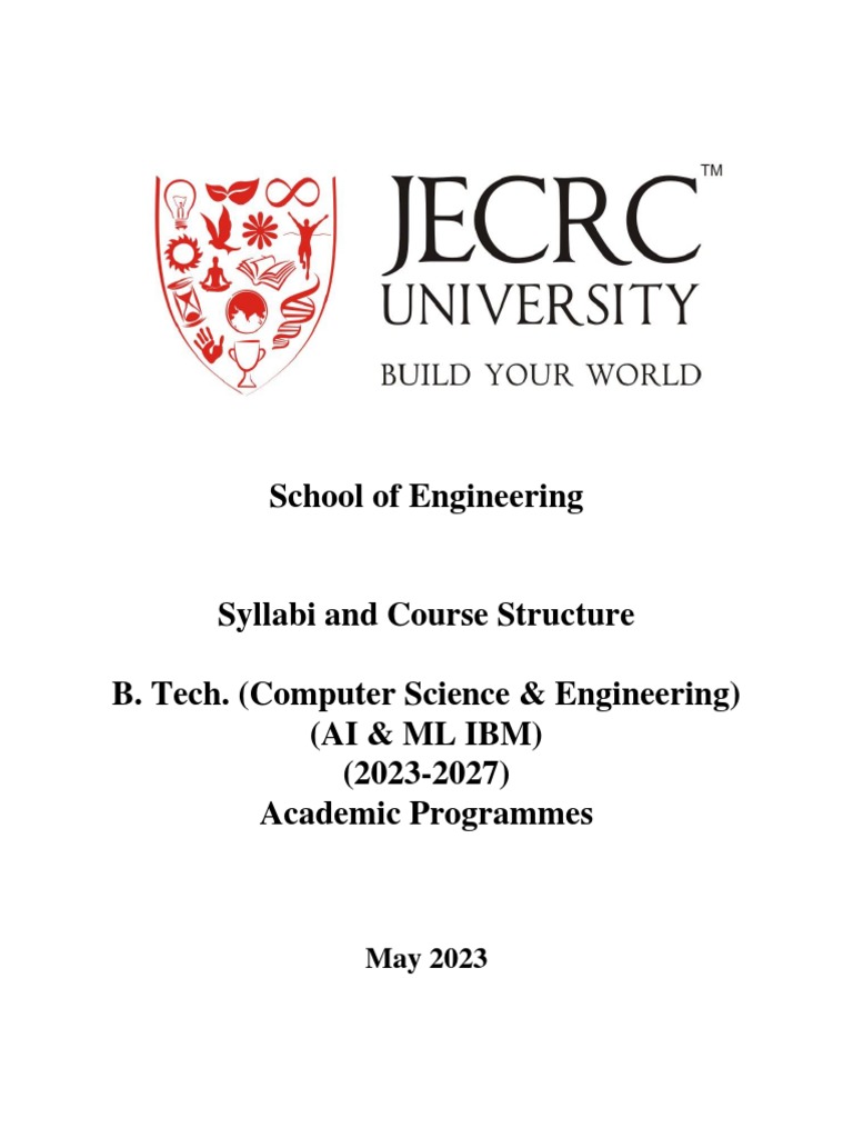 Final B.Tech - CSE IBM AI ML Syllabus | PDF | C++ | Coherence (Physics)