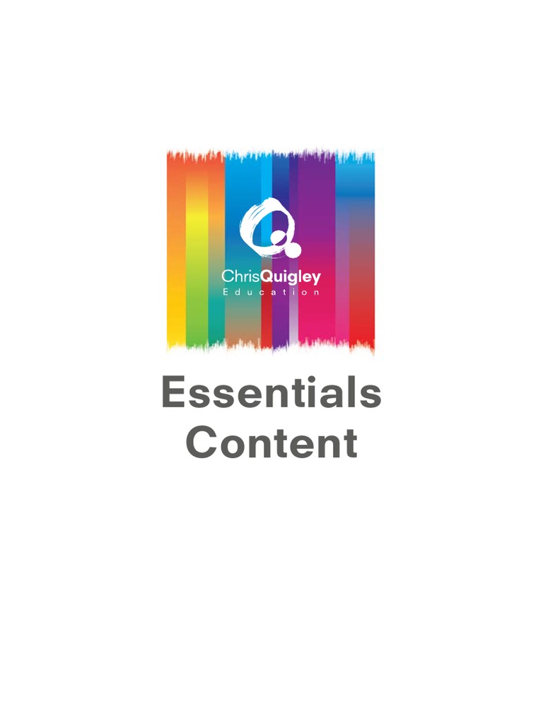Chris Quigley - The Essentials Curriculum-21453 | PDF | Word ...