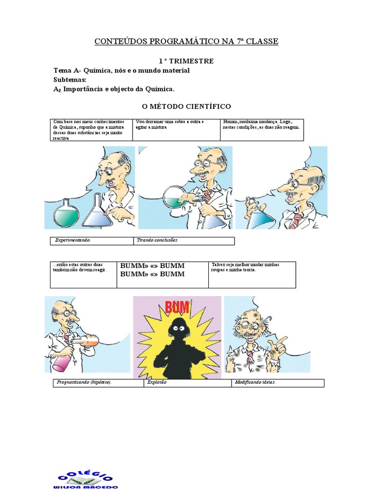 2 Importância e Objecto Da Química | PDF | Química | Reciclagem