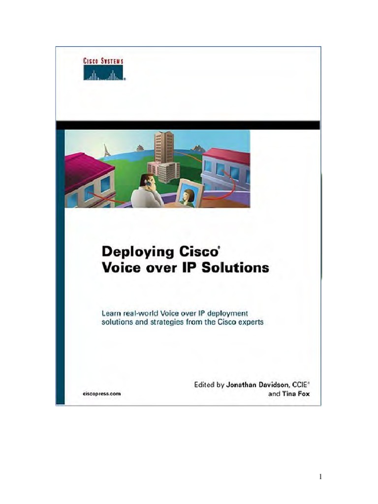 Deploying Cisco Voice Over IP Solutions | PDF | Voice Over Ip ...