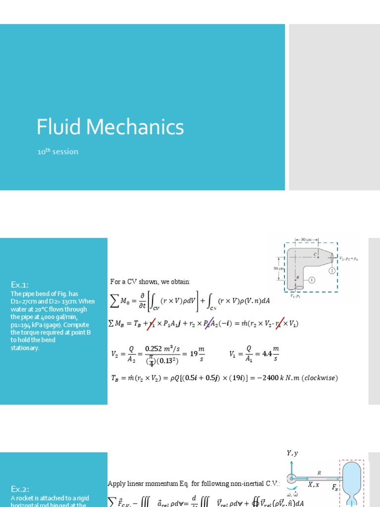 Fluid Mechanics Problem Set | PDF | Physical Sciences | Physics