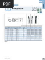 BSPP Chart | PDF | Cutting Tools | Tools