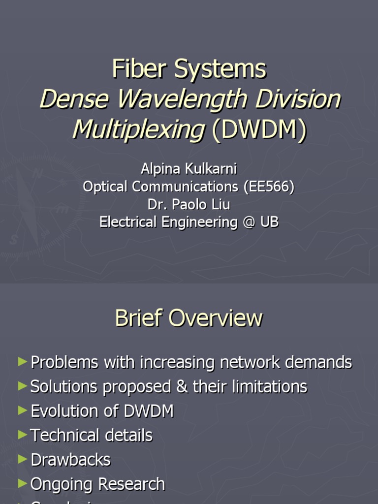 DWDM 2 | PDF | Wavelength Division Multiplexing | Optical Fiber