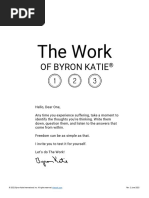 Byron Katie-JudgeYourNeighbor Worksheet | PDF | Behavioural Sciences ...