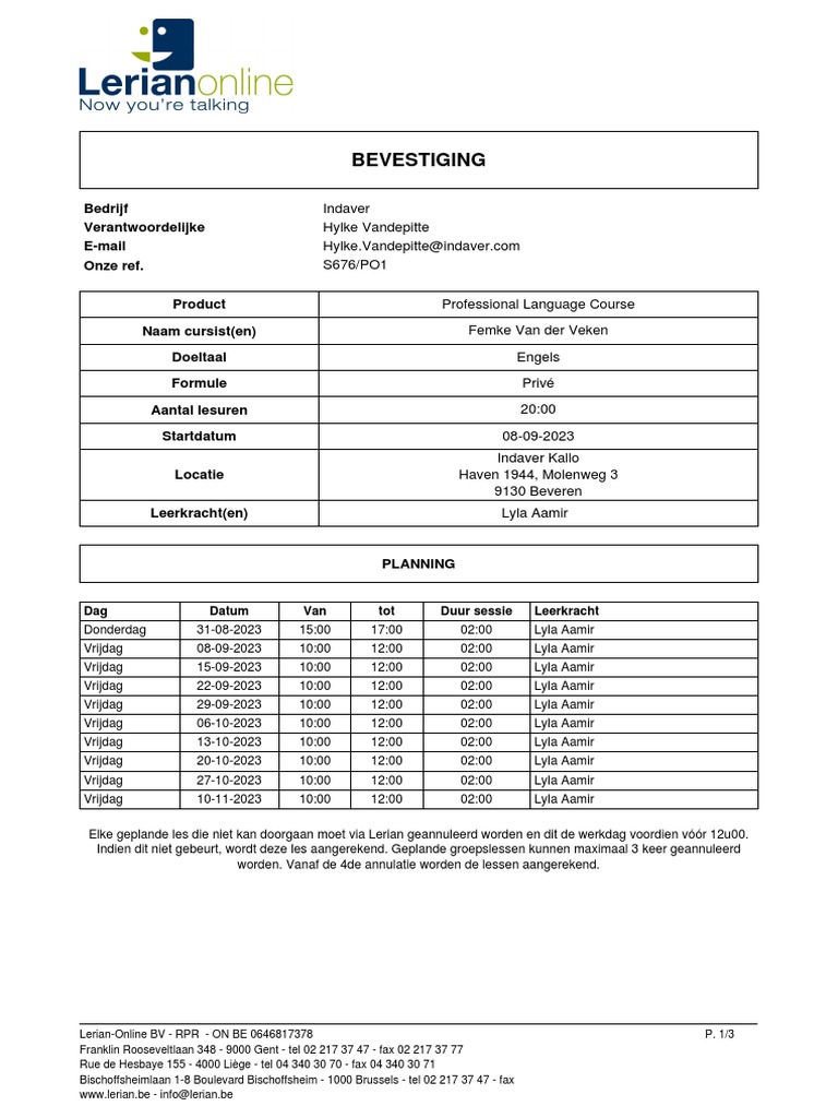 Bevestiging 00000000 | PDF