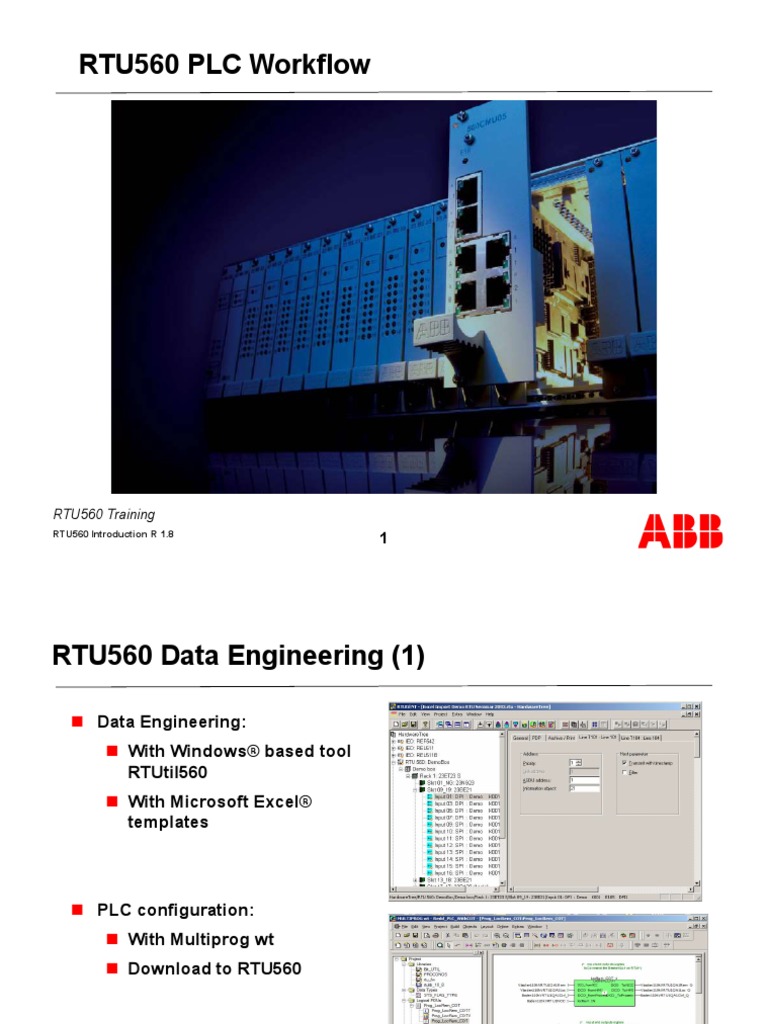 10 - 3 RTU560 - PLC - Engineering - E | PDF | Networking | Internet & Web