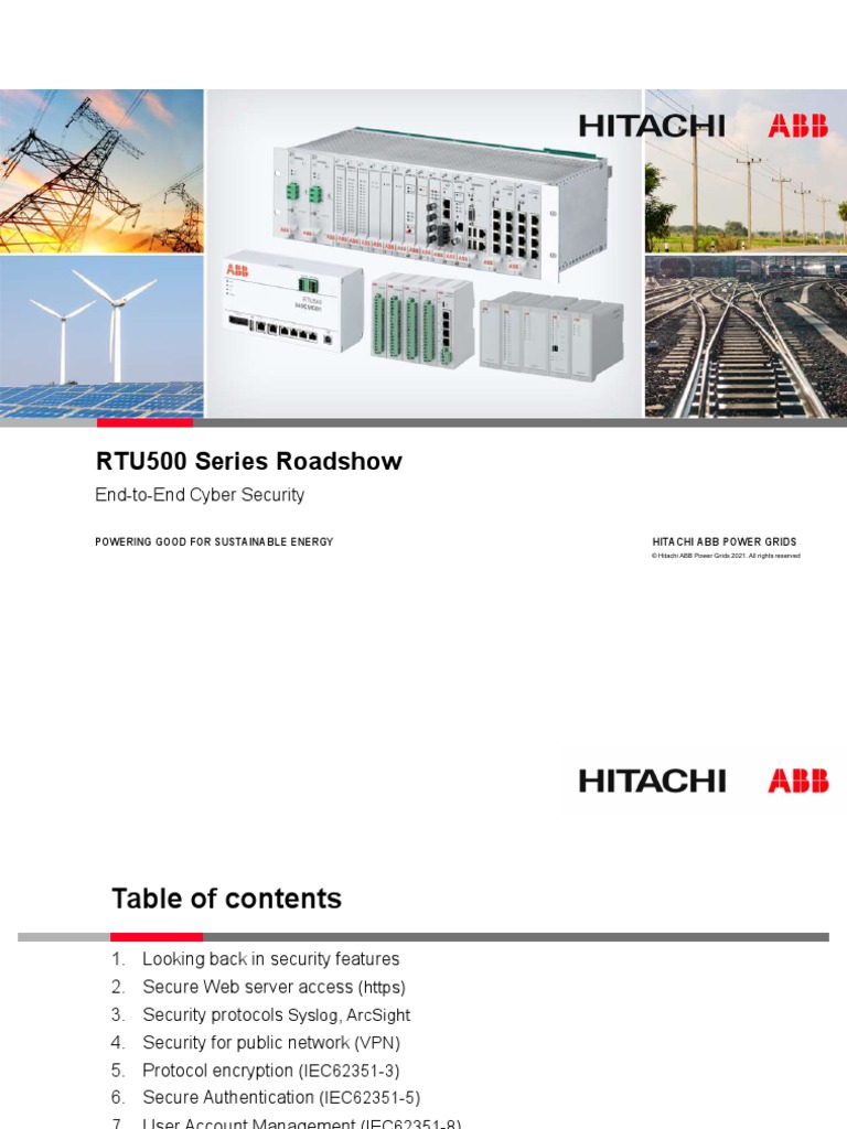 RTU500 Series Cyber Security Overview | PDF | Virtual Private Network ...