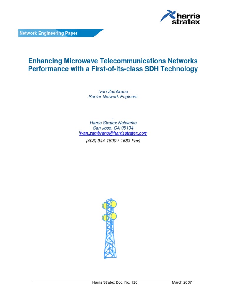 Enhancing Microwave Telecommunications Networks Perfromance With A ...