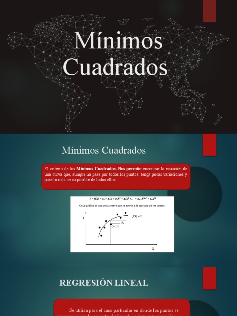 Mínimos Cuadrados | PDF | Mínimos cuadrados | Regresión lineal