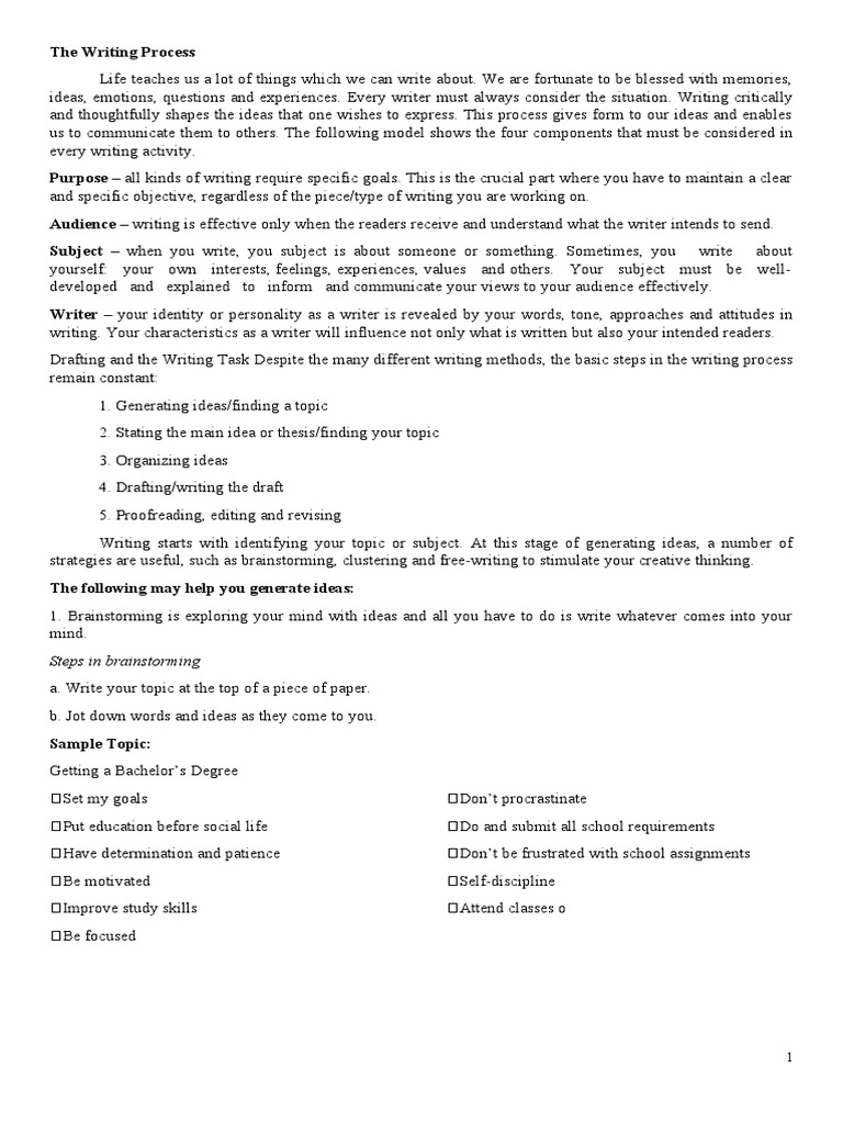 CNF Lesson Lesson 3 | PDF | Experience | Essays