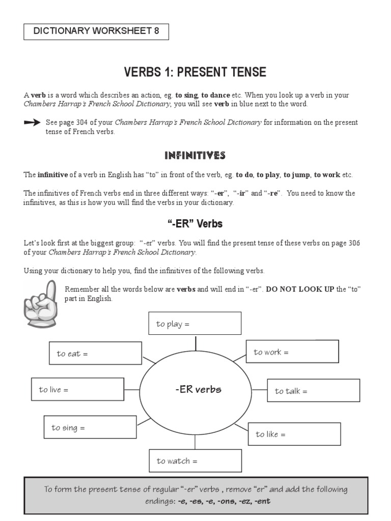 Verbs 1 Present Tense | PDF | Verb | Syntax