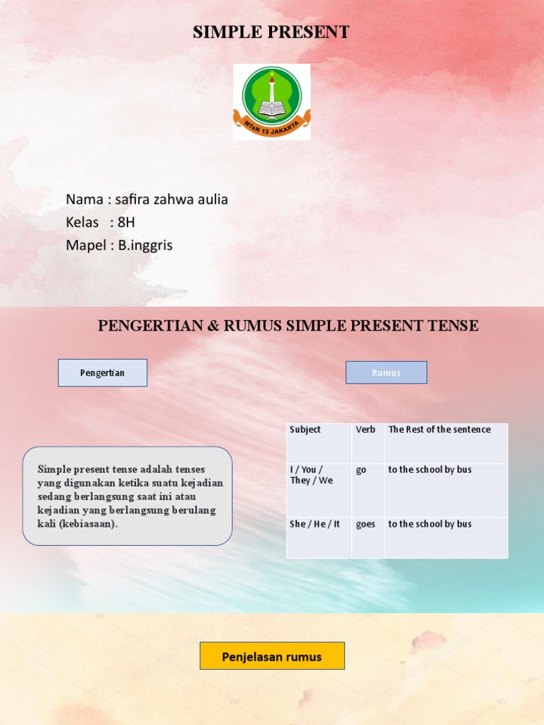 Ppt Inggris Simple Present | PDF