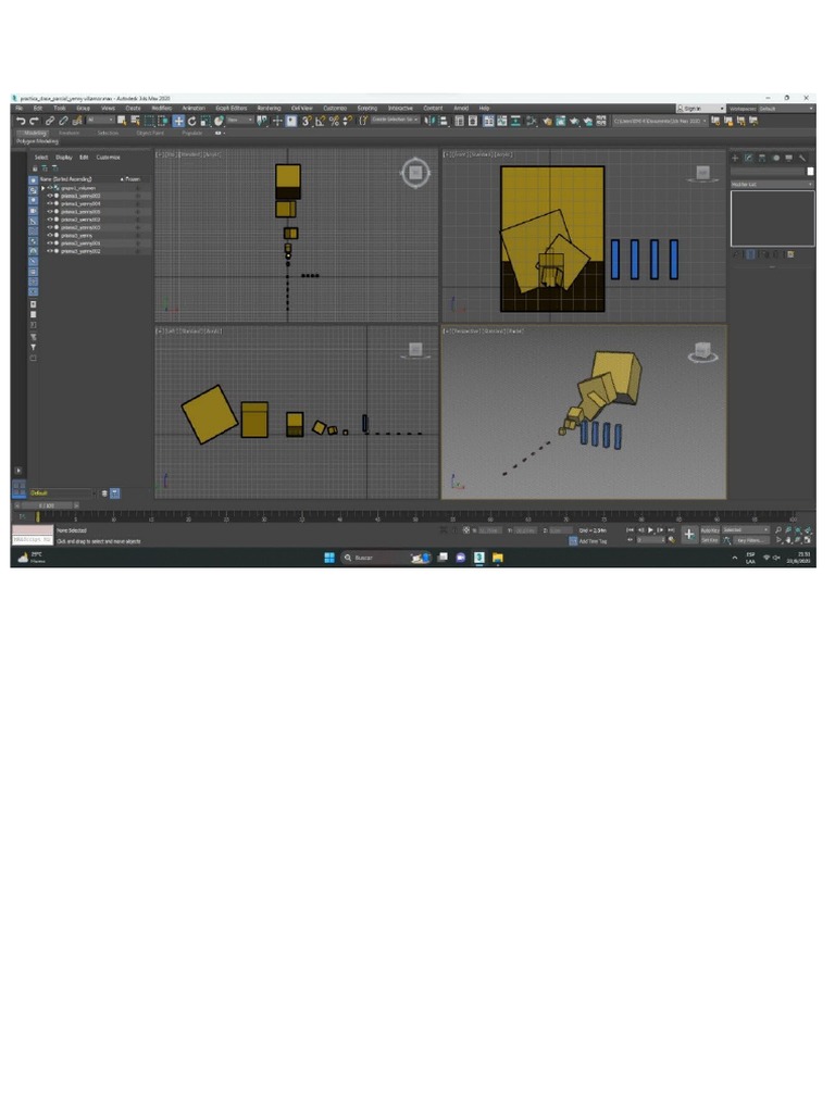 Practica 3 Modelado 3D | PDF