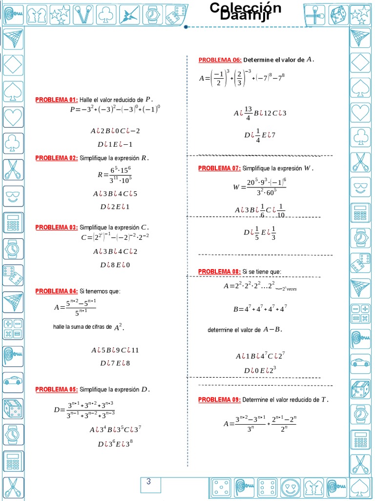 2 Leyes de Exponentes | PDF