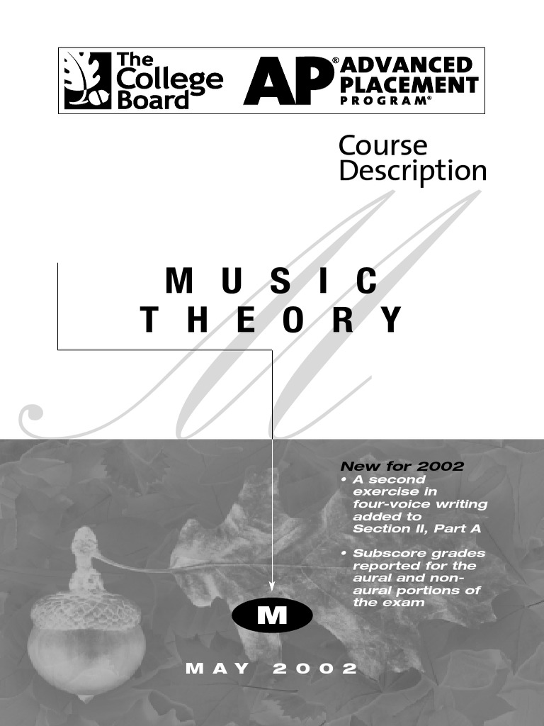 AP Music Theory | PDF | Advanced Placement | Chord (Music)